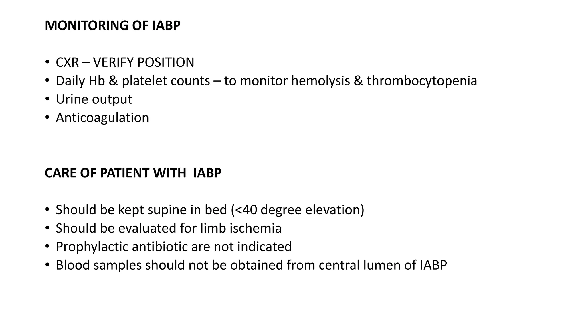Iabp presentation | PPTX