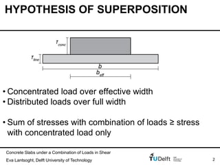 Concrete slabs under a combination of loads | PPT