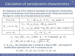 Motion of the space elevator after the ribbon rupture | PPT