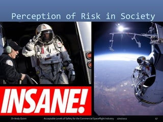 Acceptable Levels of Safety for Commercial Spaceflight | PPT