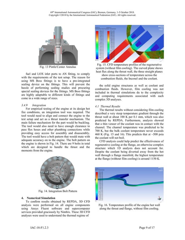 Liquid Rocket Engine Design for Additive Manufacturing | PDF | Physics | Science