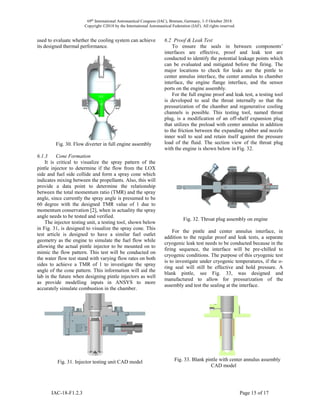 Liquid Rocket Engine Design for Additive Manufacturing | PDF