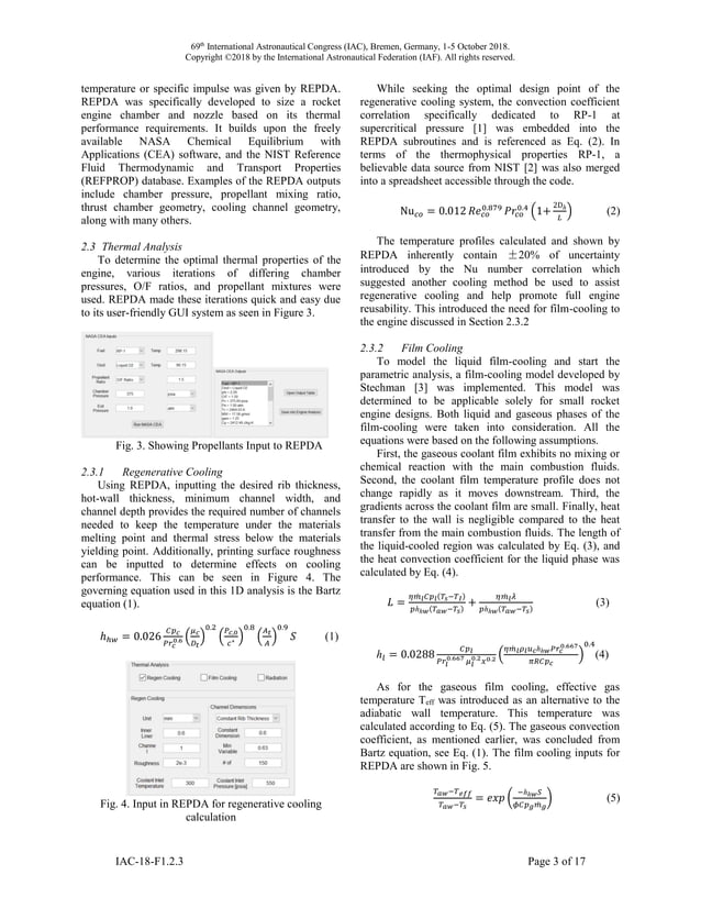 Liquid Rocket Engine Design for Additive Manufacturing | PDF | Physics | Science