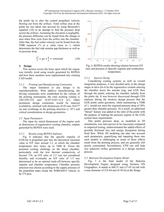 Liquid Rocket Engine Design for Additive Manufacturing | PDF