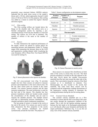 Liquid Rocket Engine Design for Additive Manufacturing | PDF