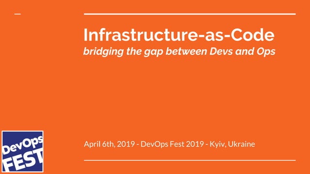 Infrastructure-as-code: bridging the gap between Devs and Ops | PDF | Cloud Computing | Internet