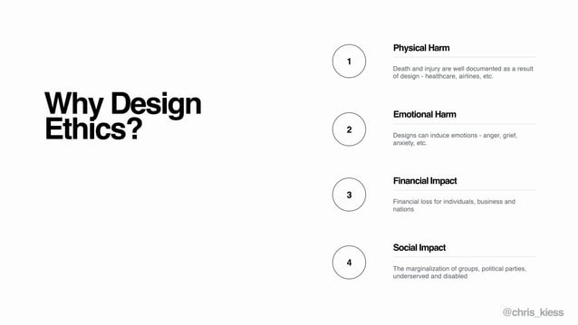 Moving Towards an Ethics Framework and Taxonomy for UX Design | PPT