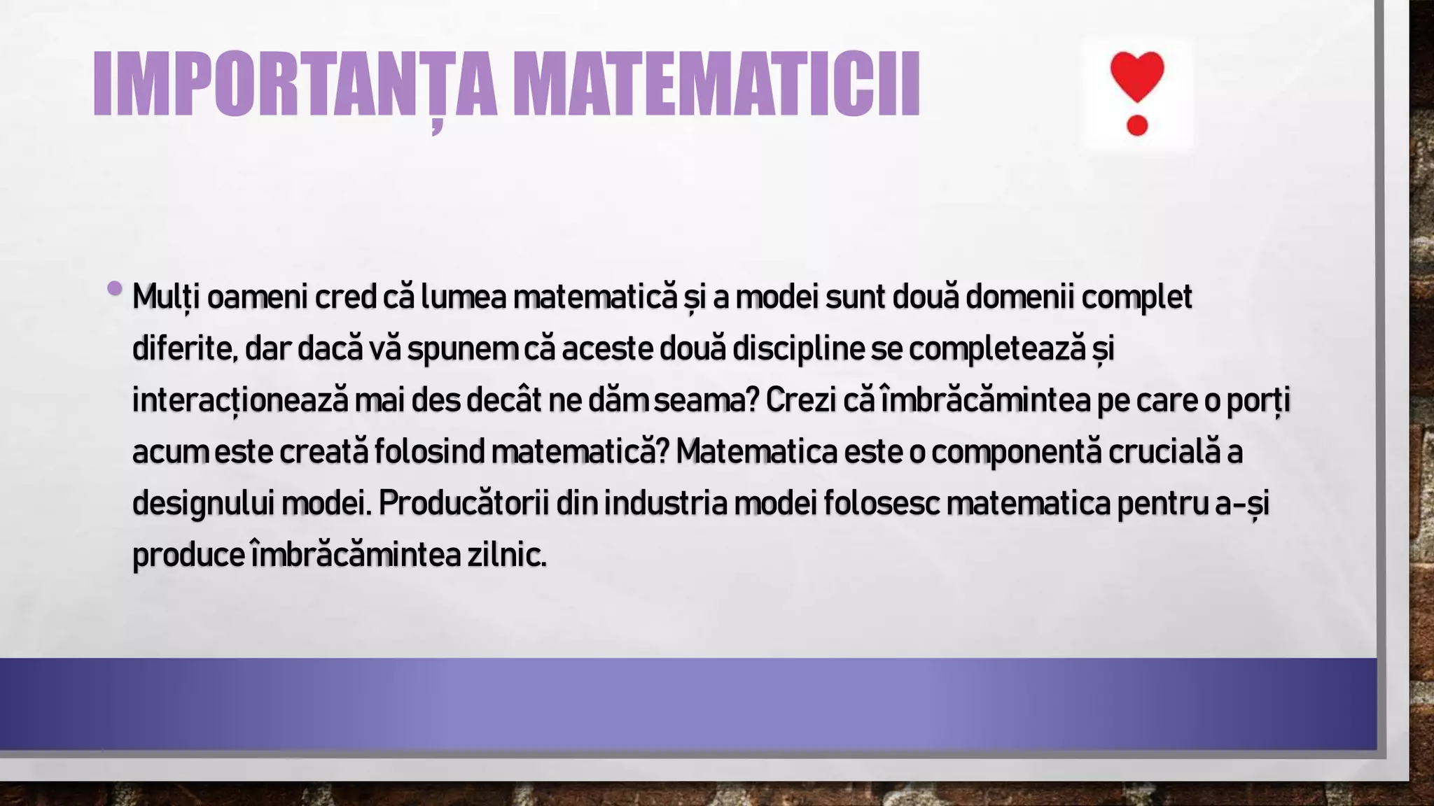 Intersecția dintre matematică și design | PPTX