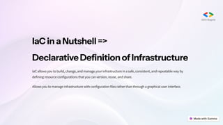 IaC & GitOps in a Nutshell - a FridayInANuthshell Episode.pdf | Cloud Computing | Internet