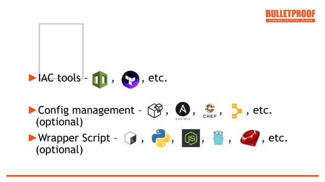 Infrastructure as Code in AWS using Cloudformation | PPT