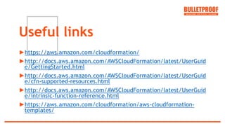 Infrastructure as Code in AWS using Cloudformation | PPT