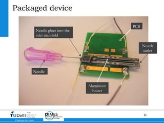 A silicon based MEMS resistojet for propelling cubesats | PPT