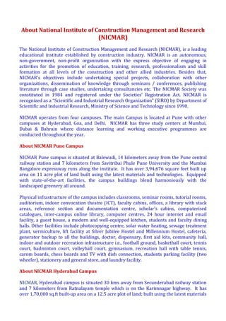 Iaccm 2018 brochure | PDF | Civil Engineering Industry | Industries