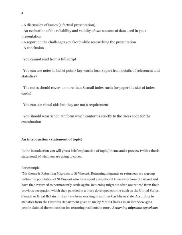 Communication Studies IA Checklist - Reflective and Analytical Elements ...