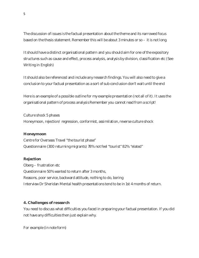 Communication Studies IA Checklist - Reflective and Analytical Elemen…