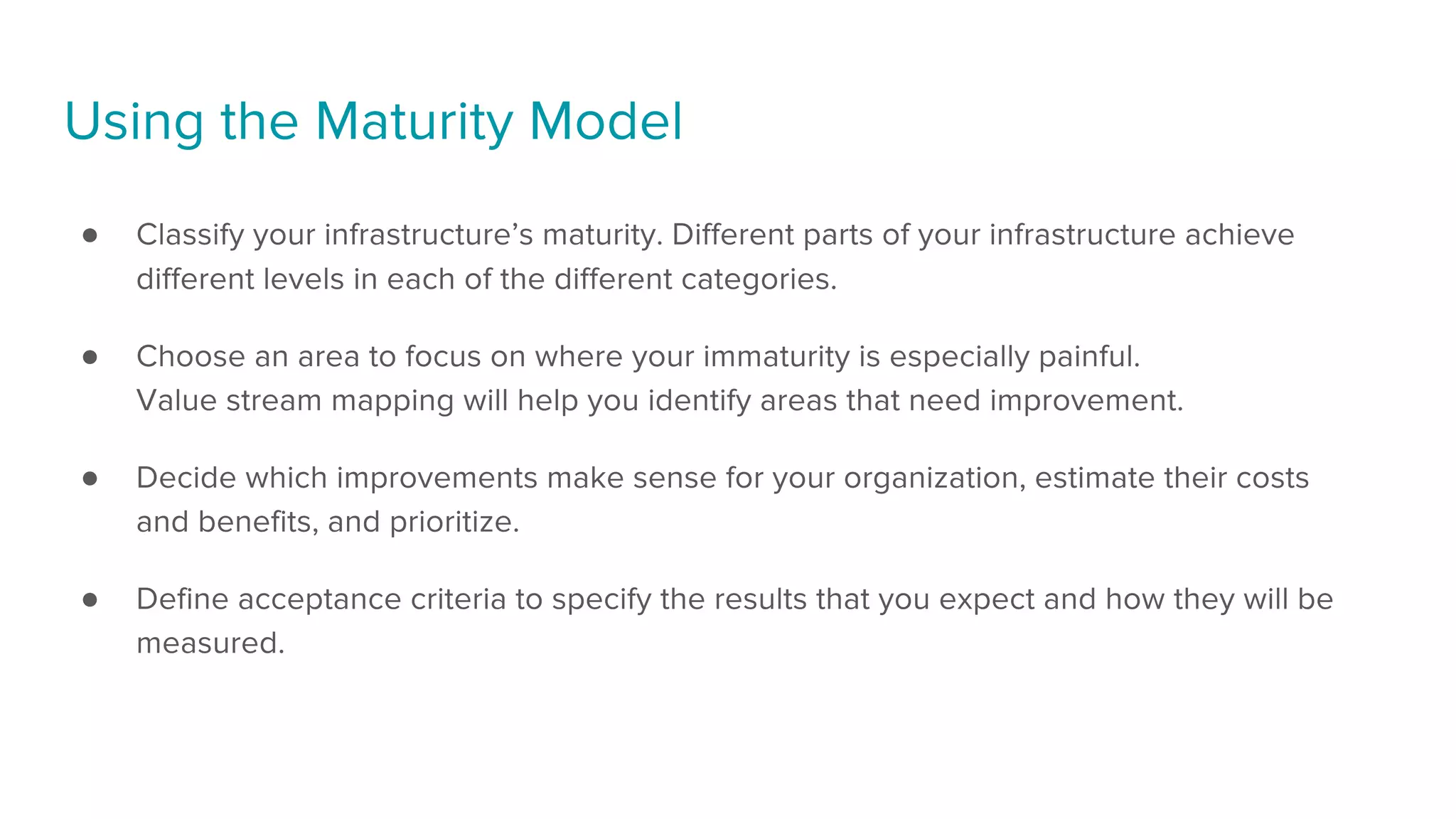 Infrastructure as Code Maturity Model v1 | PDF