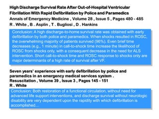 Law Enforcement Role in Response to Sudden Cardiac Arrest | PDF