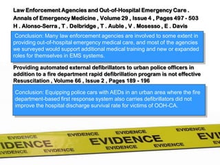 Law Enforcement Role in Response to Sudden Cardiac Arrest | PDF