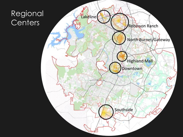 Imagine Austin Preferred Growth Scenario (components) | PPT