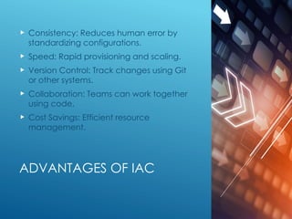 IaC (infrastructure as a code) basics Presentation | PPTX