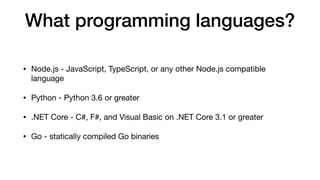 Infrastructure as "Code" with Pulumi | PPT