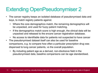 Pseudonymised Linkage of Cancer Registry Data in England | PPTX ...