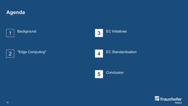 Edge Computing Standardisation and Initiatives | PPT