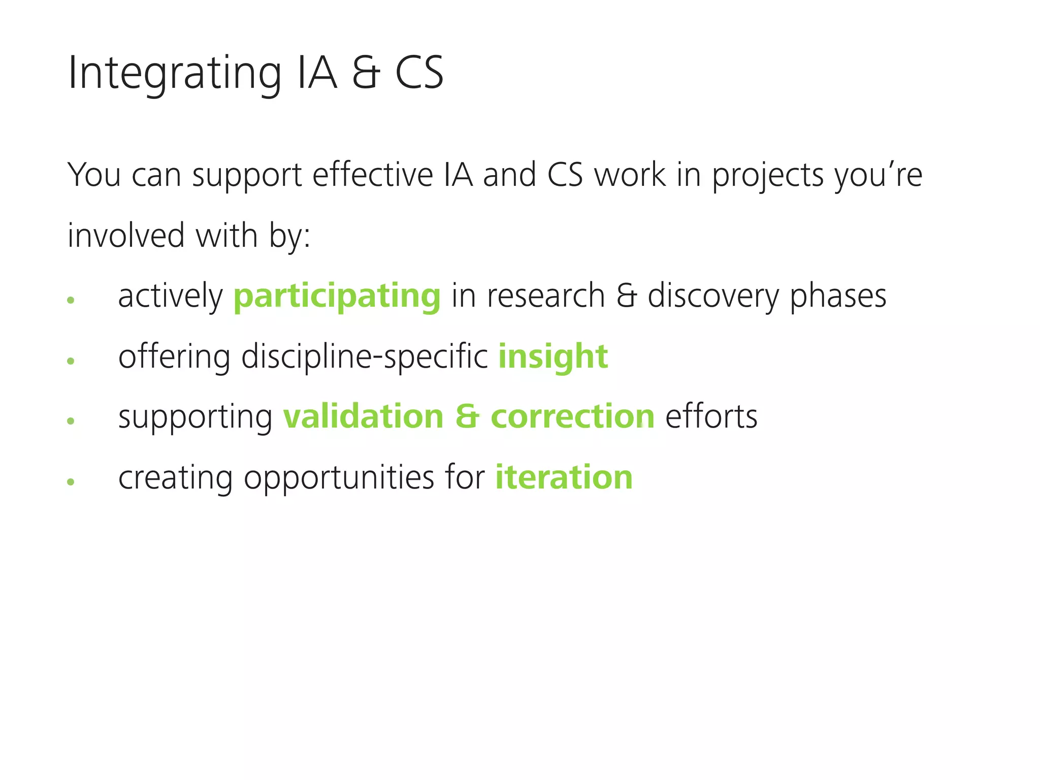 Information Architecture & Content Strategy | PPT