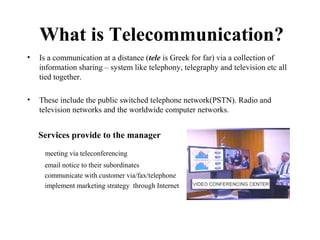 Why Manager Should Understand Telecommunication | PPT