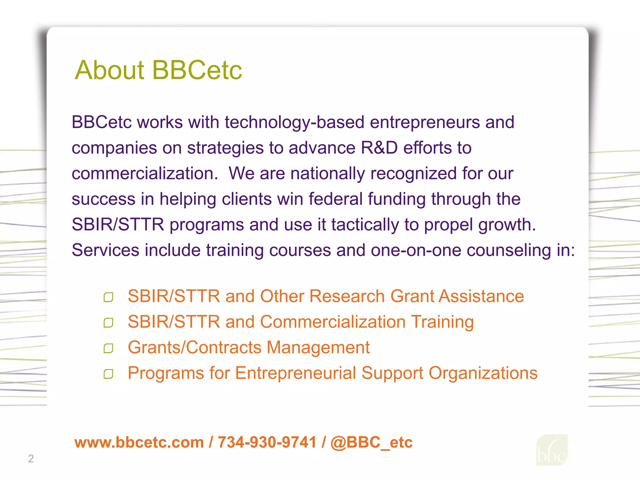 Iact sbir overview from bbc 4 27-2021 | PPT
