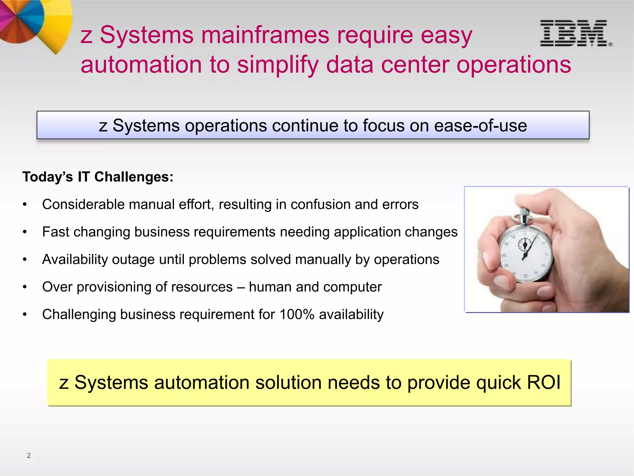 IBM Automation Control for z/OS | PDF