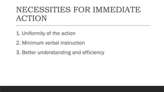 IAD.pptx immediate action drills lesson for rotc | PPTX