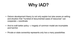 IAD and SES framework pdf | PDF