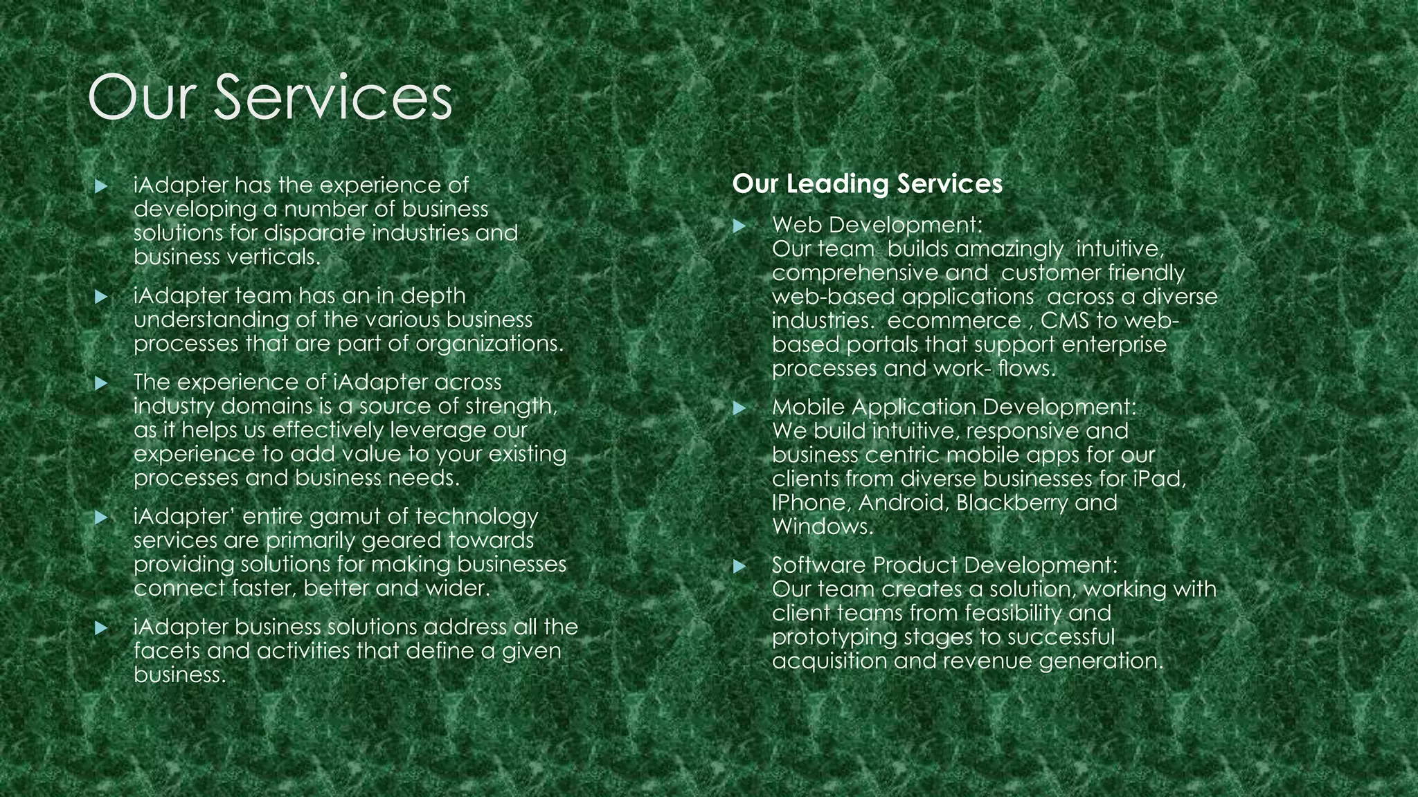 iAdapter technology | PPT