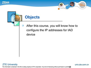 Iad configuration(ip) 20 | PPT