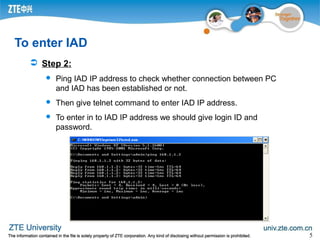 Iad configuration(ip) 20 | PPT
