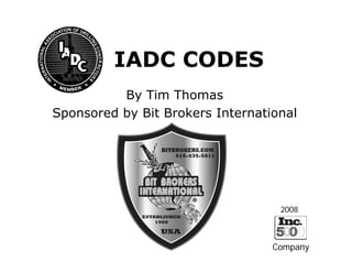Iadc tricone bits | PPT