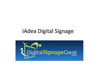 IAdea Digital Signage Players - Open Source Digital Singage Players | PPTX