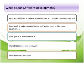 LEAN SOFTWARE DEVELOPMENT: A CASE STUDY IN A MEDIUM-SIZED COMPANY IN ...