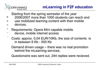 Iadis presentation | PPT