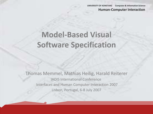 Model-Based Visual Software Specification | PPT