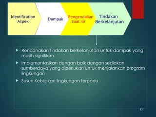 TRAINING ASPEK DAN DAMPAK LINGKUNGAN (IADL) | PPTX
