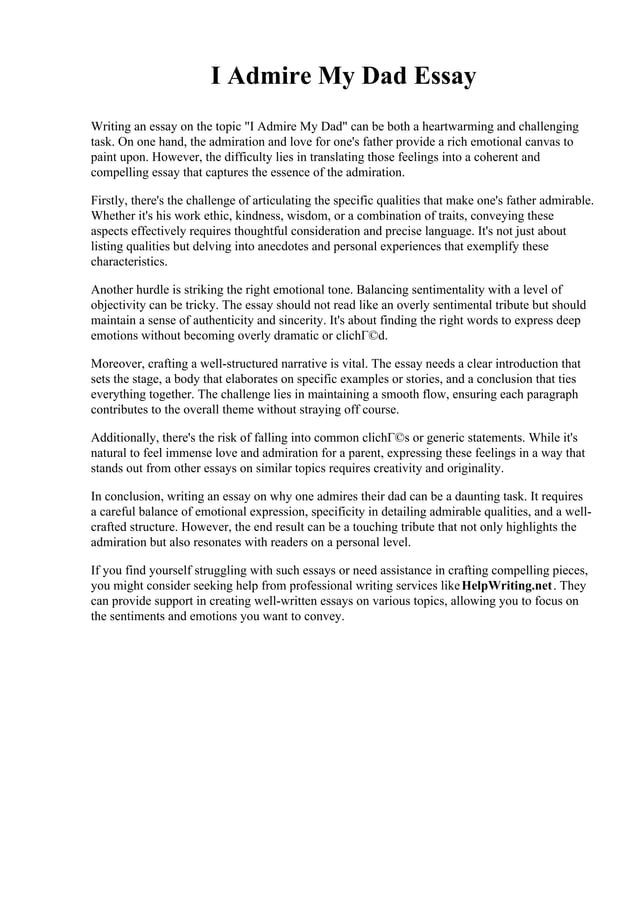 I Admire My Dad Essay.pdf