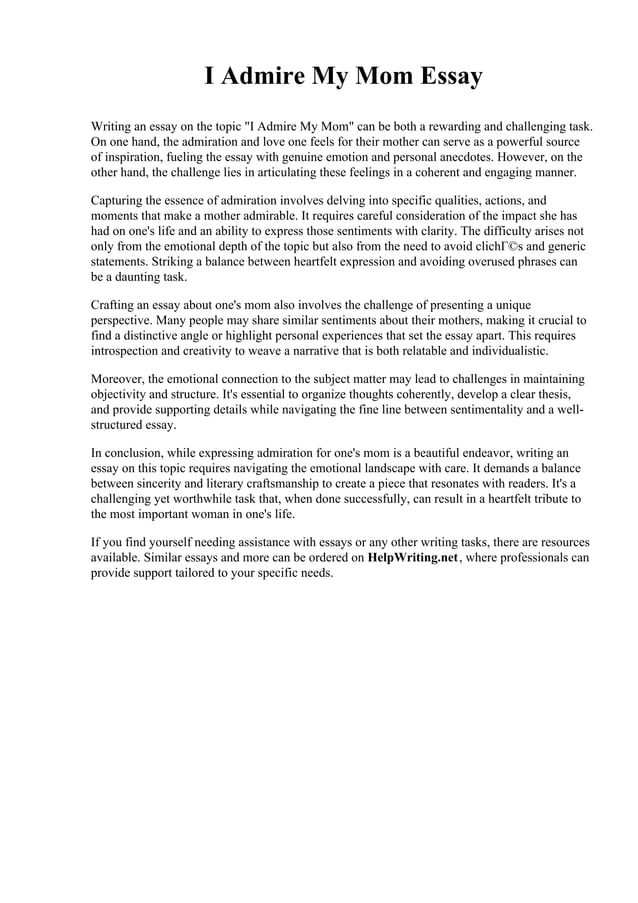 I Admire My Mom Essay.pdf