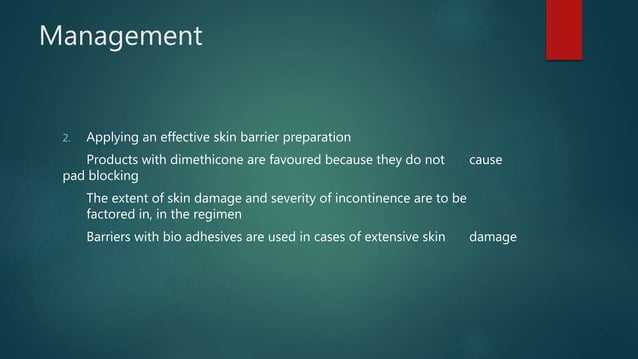 Incontinence Associated Dermatitis | PPTX