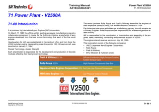 IAE-V2500 Engine for Airbus Family 319/320 | PDF