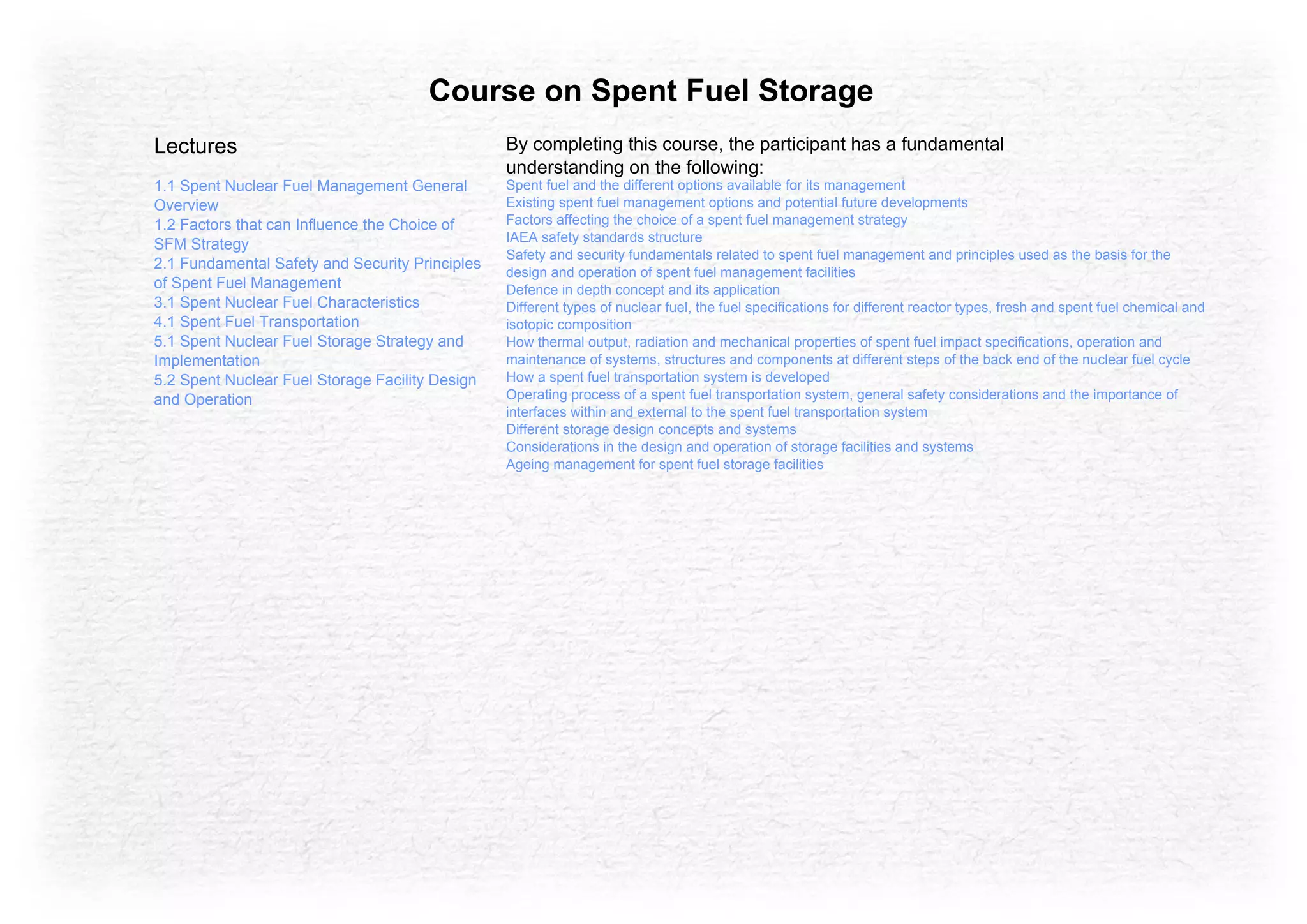IAEA Course on Spent Fuel Storage | PDF