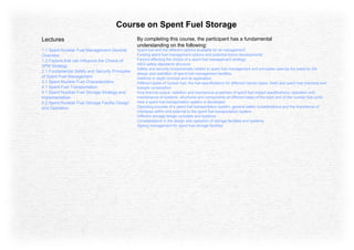 IAEA Course on Spent Fuel Storage | PDF