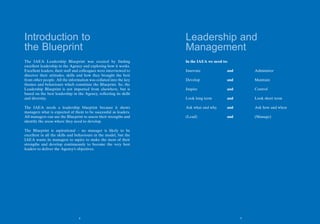 IAEA Leadership Blueprint | PPT