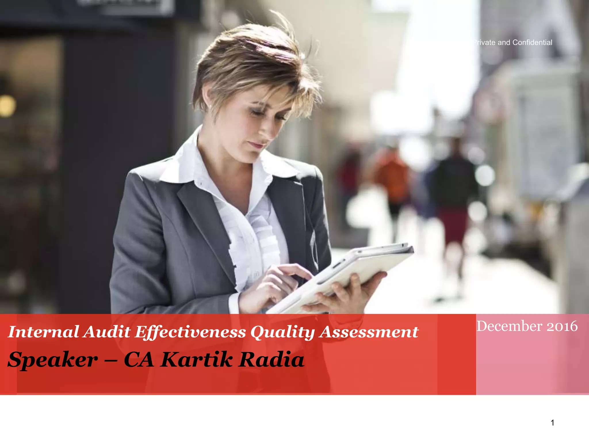 Internal Audit effectiveness | PPTX